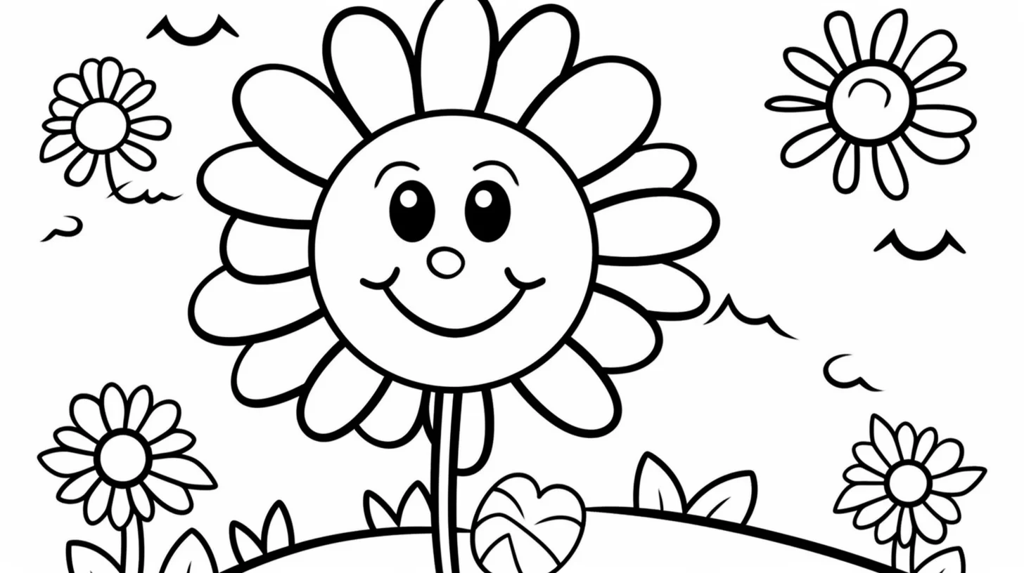 Easy Cute Coloring Pages for Kids – Free Printable | DO Coloring